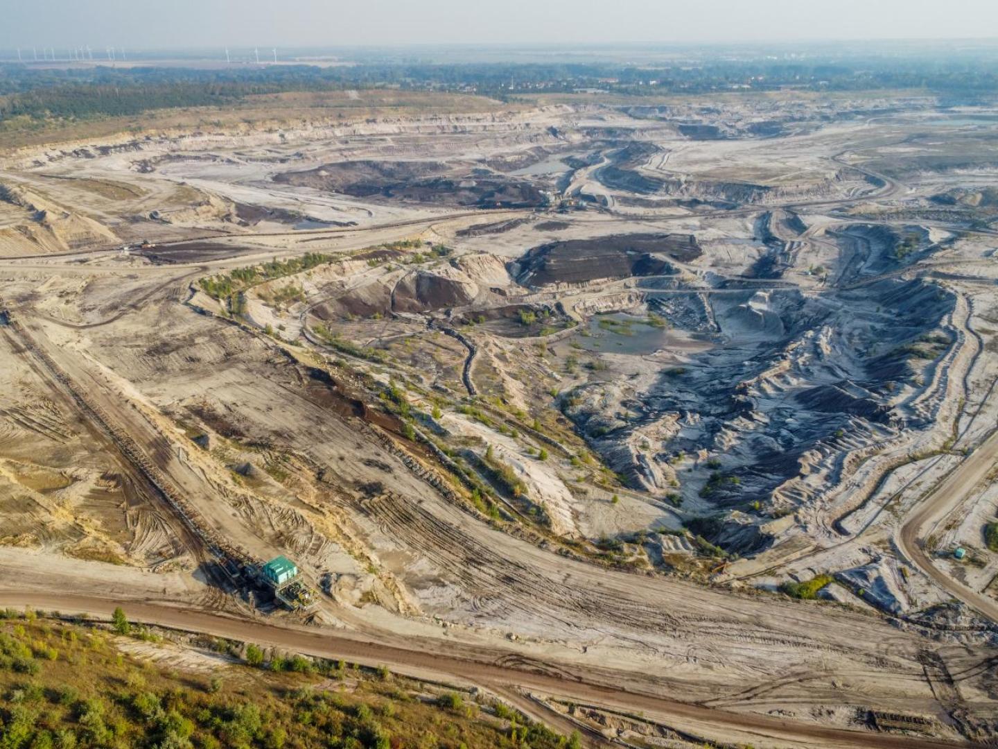 Aussichtspunkt Tagebau Profen: Blick auf ein modernes Bergbauprojekt in ...